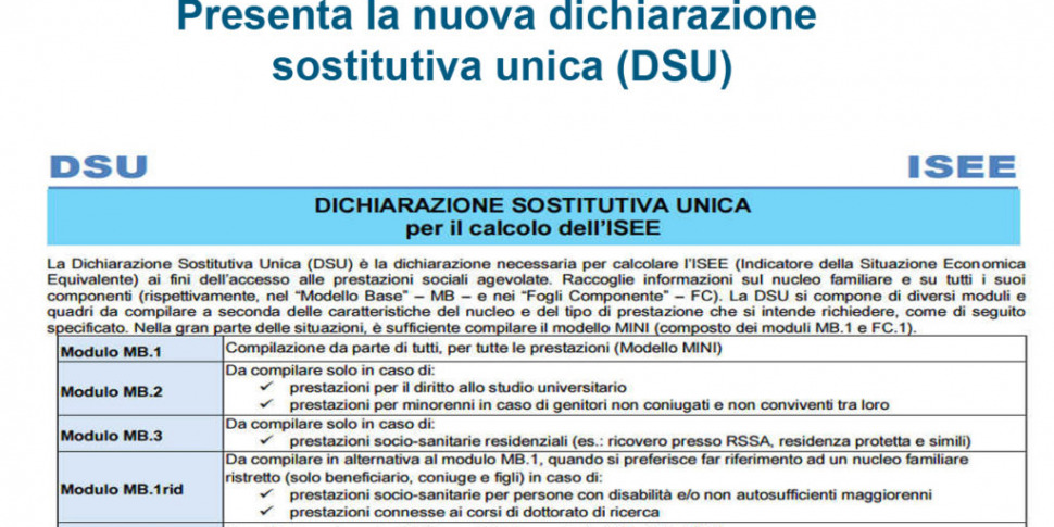 Reddito di emergenza, necessaria una Dsu valida: ecco le richieste dell ...