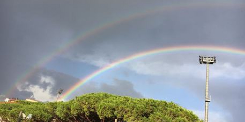 Zone rosse, arancioni e gialle fanno spazio... all'arcobaleno ...