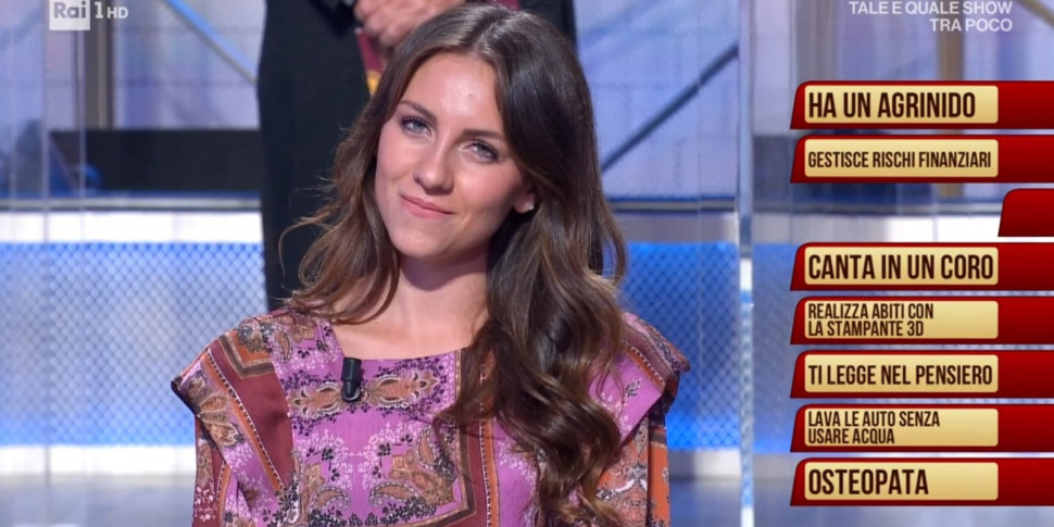 La messinese Marzia Villari tra “I soliti ignoti” di Amadeus su Raiuno ...
