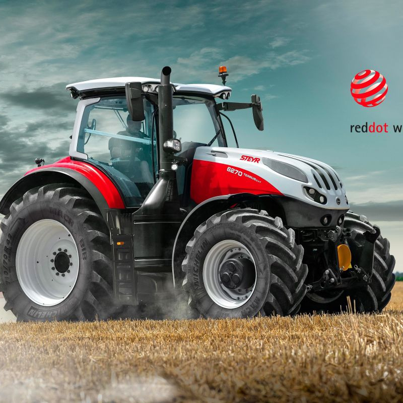 Steyr si aggiudica il Red Dot Design Award per il trattore Terrus CVT ...
