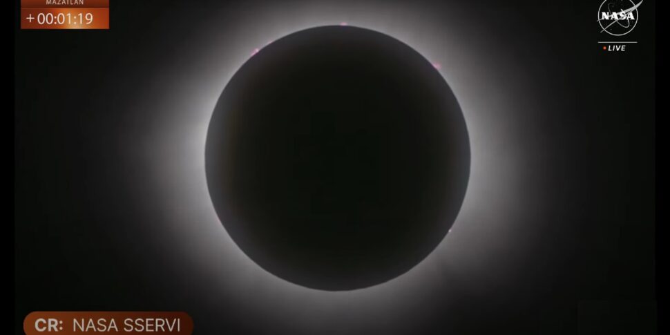 L'eclissi solare totale vista attraverso il telescopio della Nasa VIDEO - Gazzetta del Sud