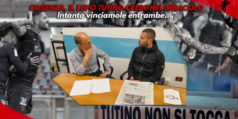 Cosenza, il lupo Tutino crede nel miracolo playoff: “Intanto battiamo ...