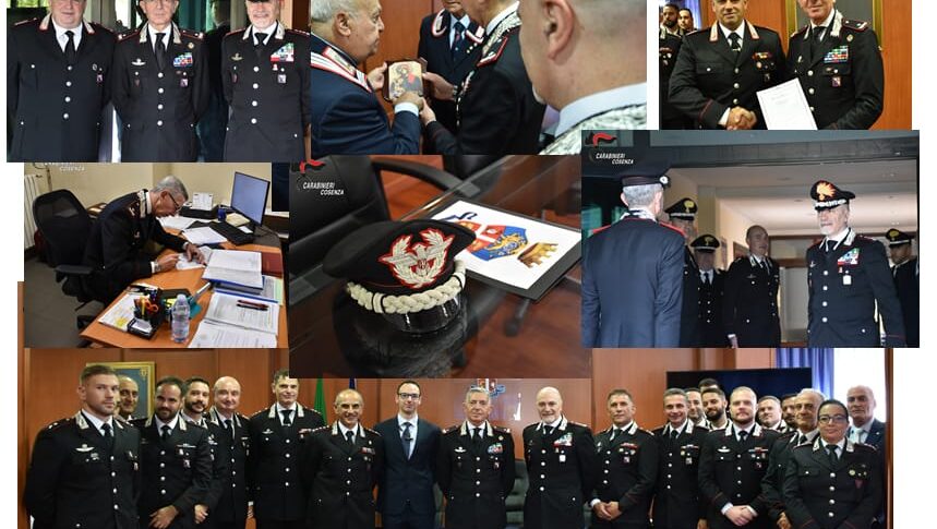 Cosenza, il comandante regionale dei Carabinieri visita il Comando provinciale: "servizi di ...