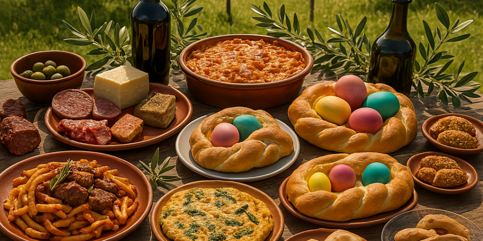 Cosa mangiare a Pasqua e Pasquetta in Calabria: formaggi, salumi, pasta ...