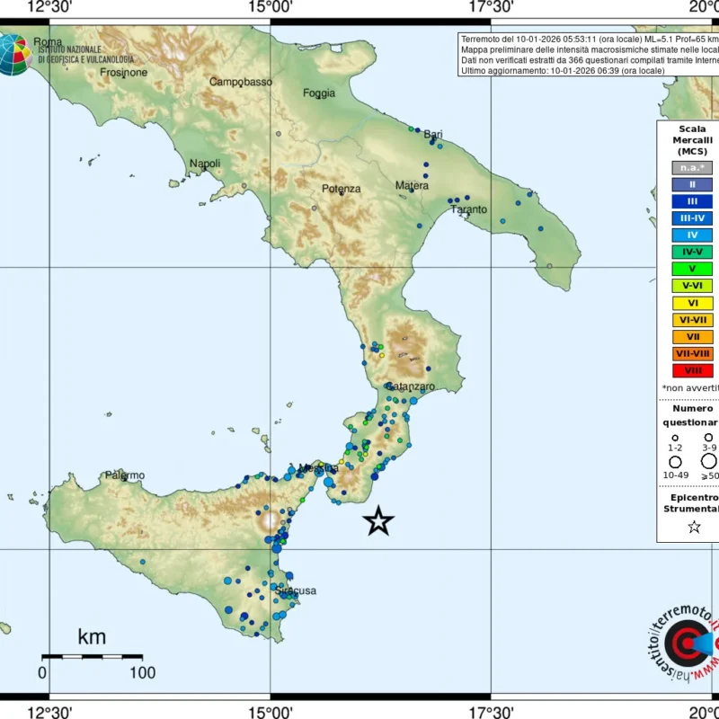 Calabria e Sicilia, la terra che trema da secoli: il sisma nel Mar ...