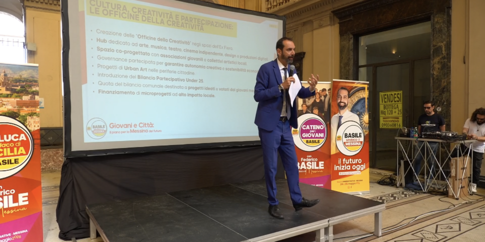 Elezioni Messina, Basile presenta il "piano giovani" per lavoro e ...